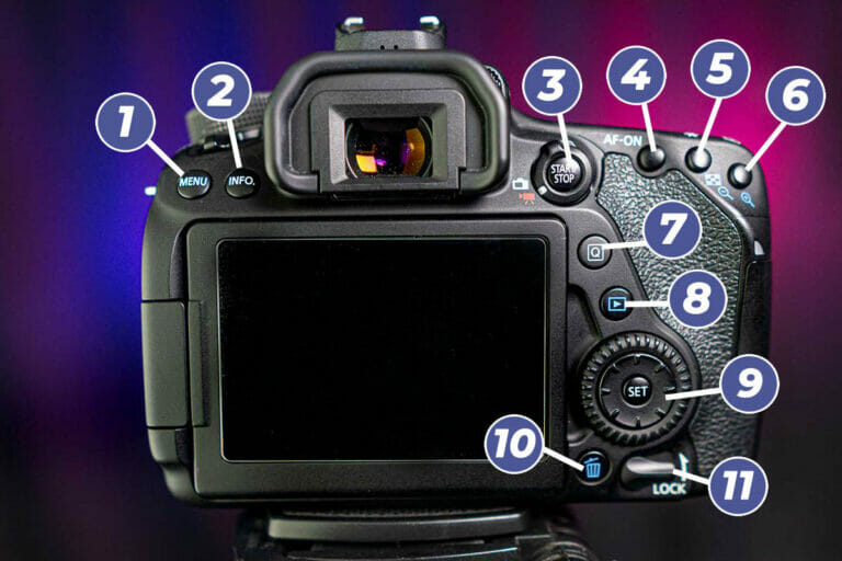 DSLR Camera Buttons Explained (Buttons, Dials and Wheels)